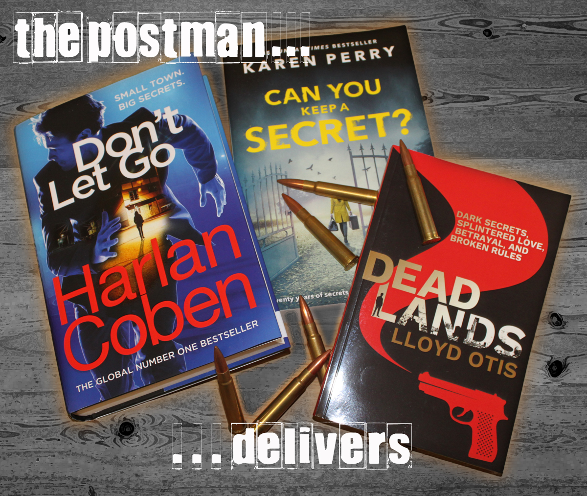 THE POSTMAN DELIVERS . . . Coben, Perry and Otis – fullybooked2017